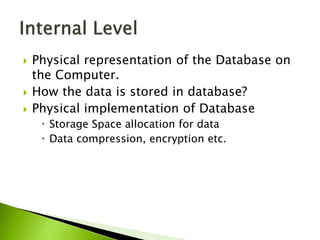 Architecture of dbms | PPTX