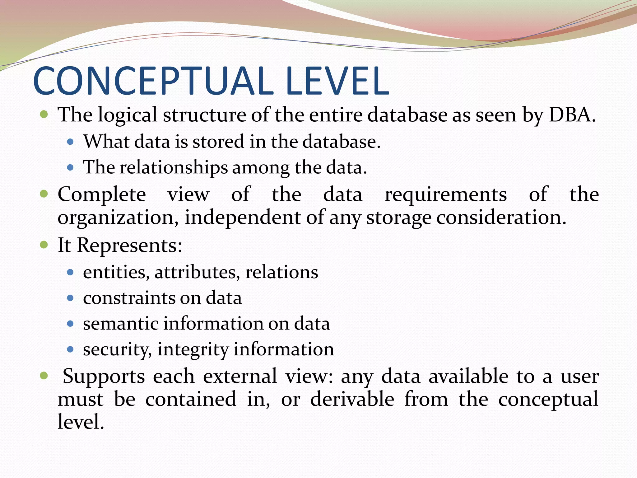 Architecture of dbms(lecture 3) | PPT Architecture of dbms(lecture 3) | PPT