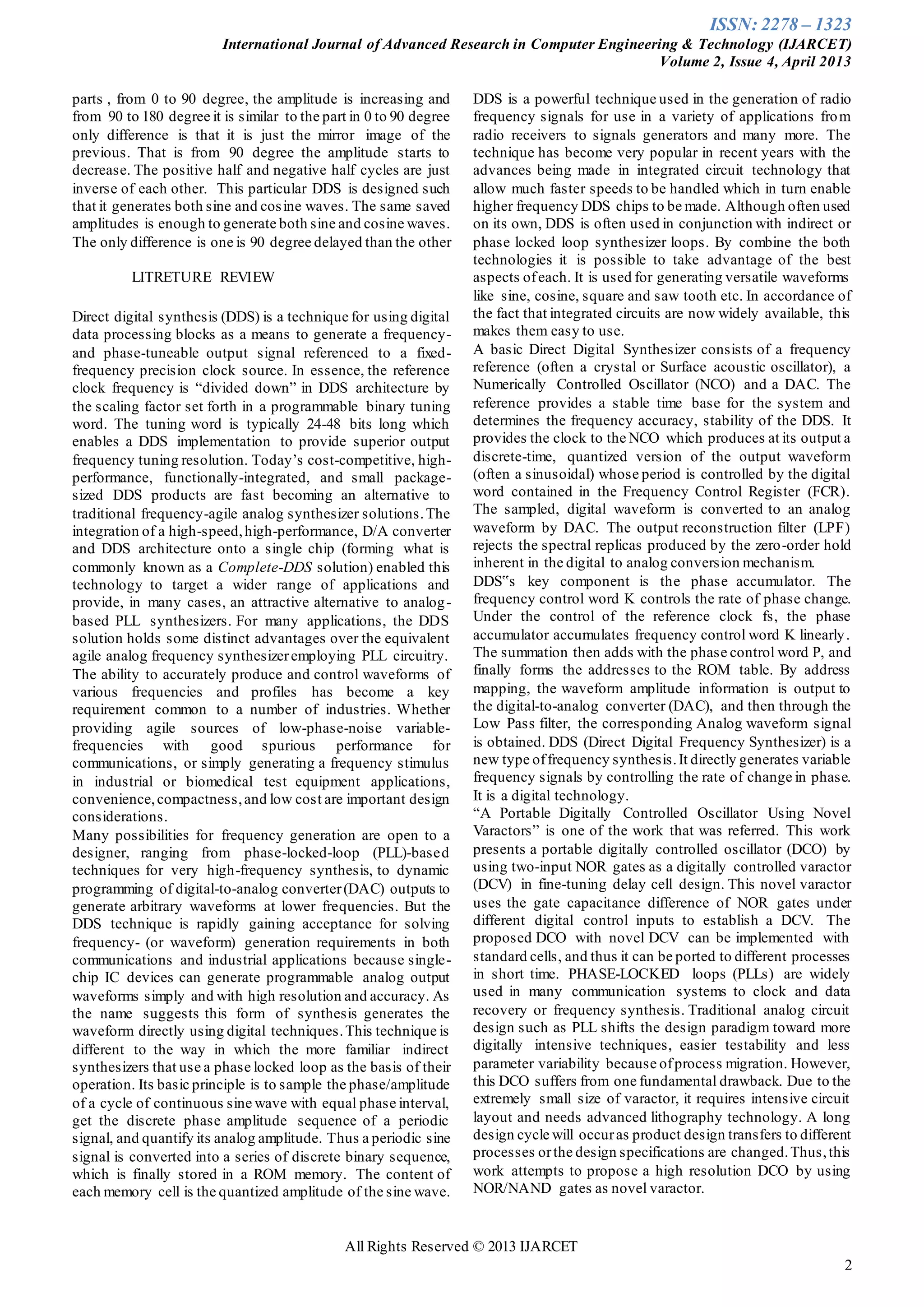 Architecture of direct_digital_synthesiz | DOCX