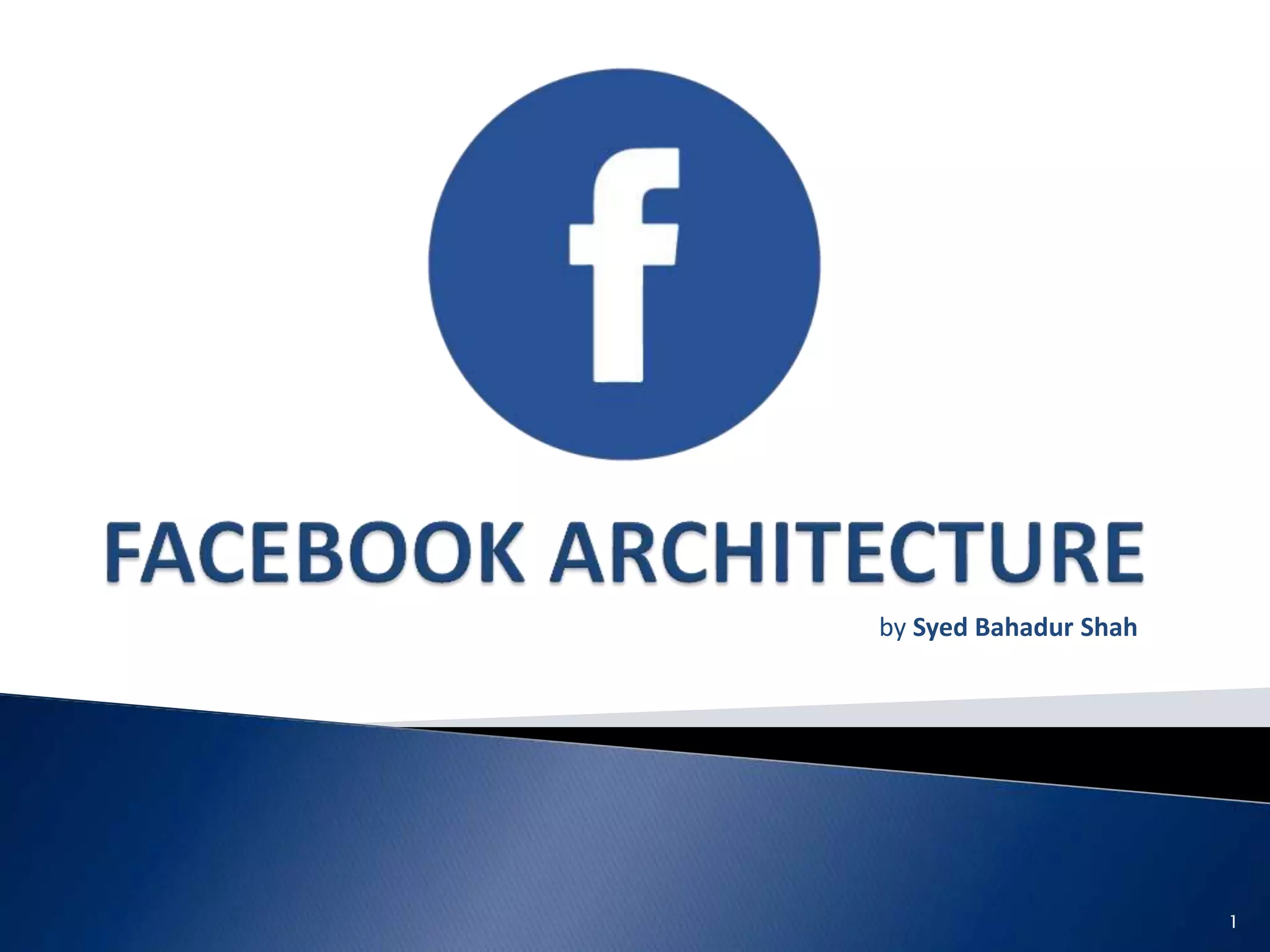 Architecture of Facebook | PPTX