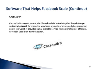 Architecture of Facebook | PPTX