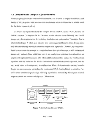 Architecture of fpg as and cplds | PDF