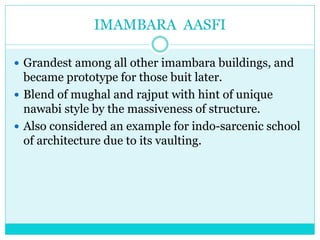 Architecture of Bada Imambara (lucknow) | PPTX