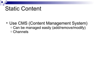 Architecture Of Large Scale Websites | PPT