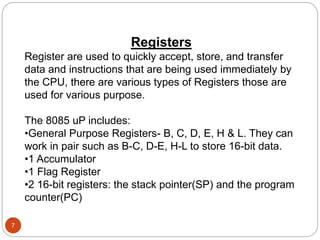 Architecture of 8085 microprocessor | PPTX