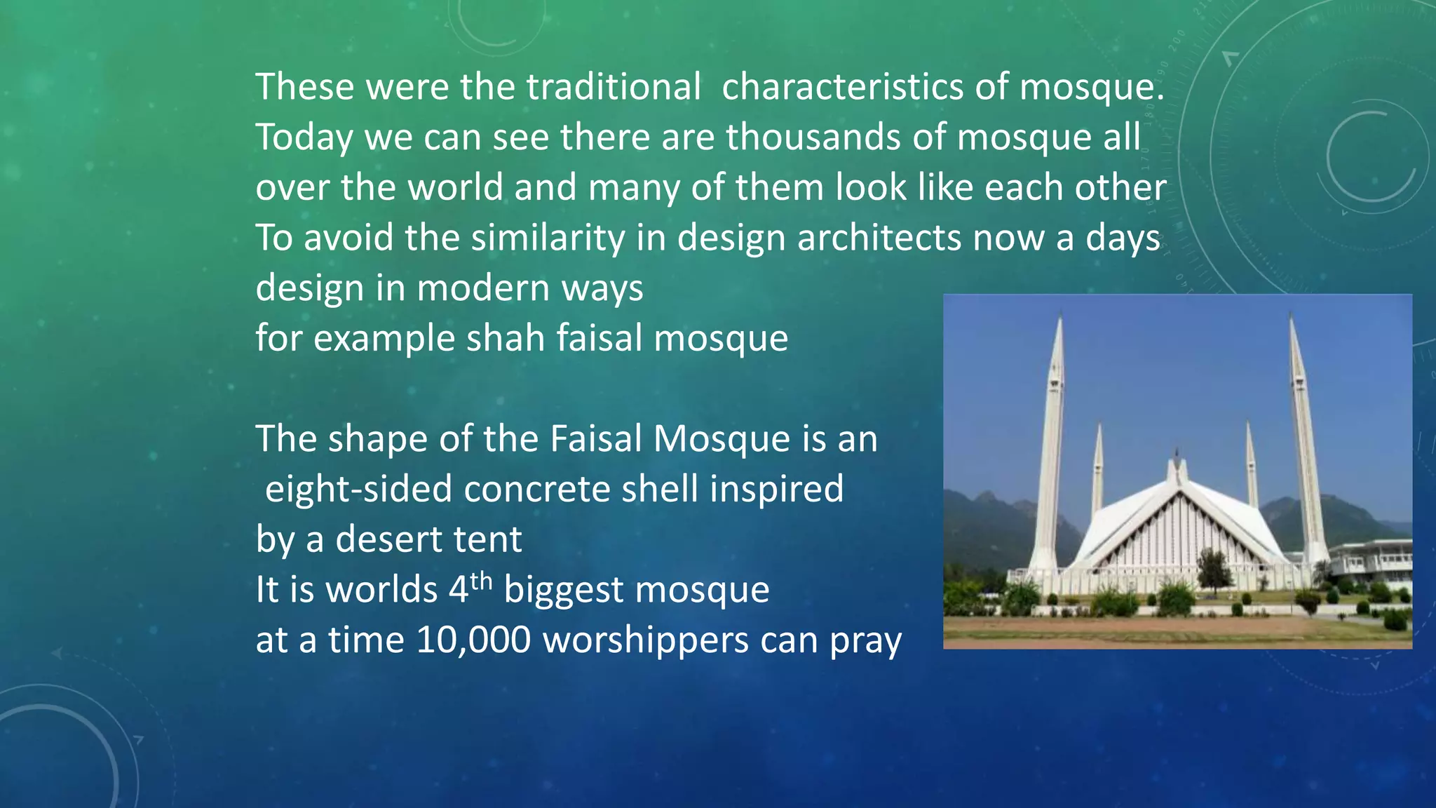 Architecture of mosque | PPTX