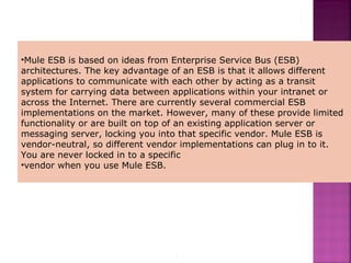 Architecture of mule | PPT