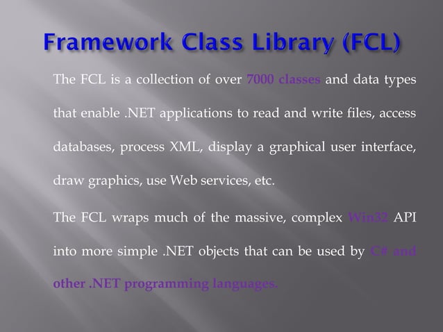 Architecture of net framework | PPT