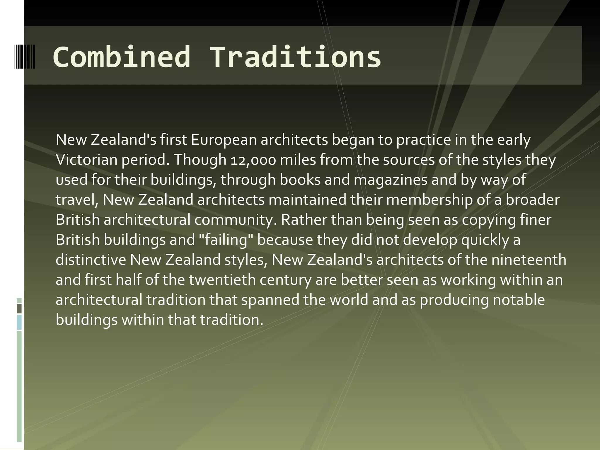 Architecture of new zealand | PPT