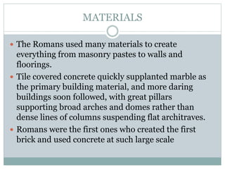 Classical Architecture of rome | PPTX