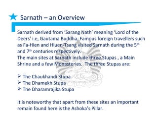 Architecture of sarnath | PPT