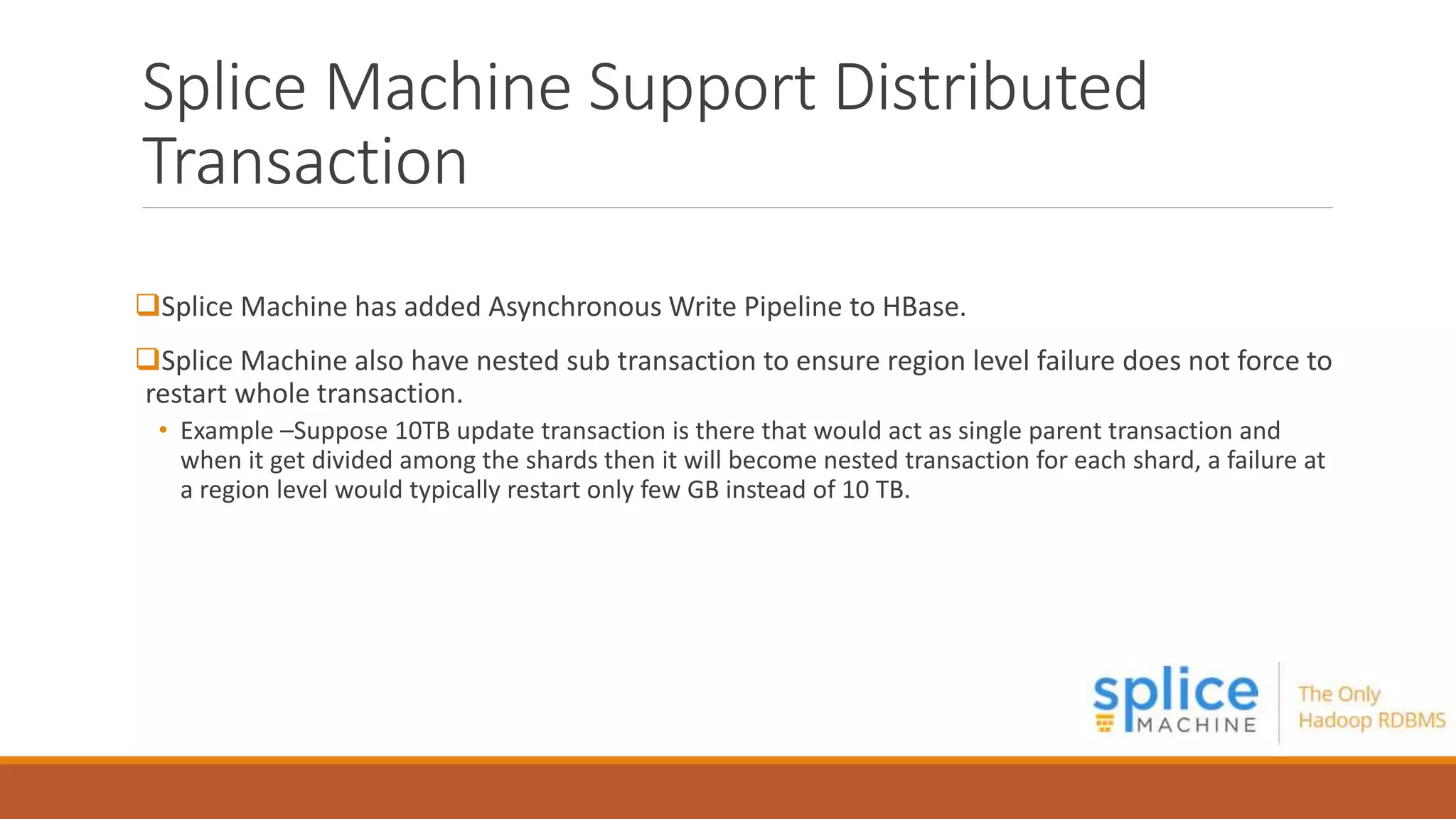 Splice Machine Overview | PPTX