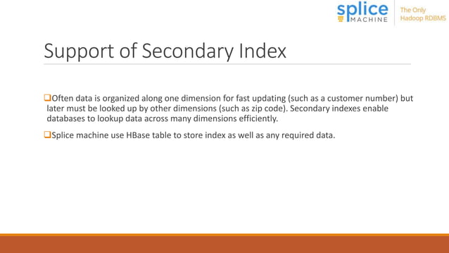Splice Machine Overview | PPTX