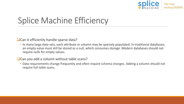 Splice Machine Overview | PPTX