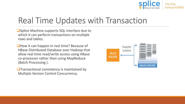 Splice Machine Overview | PPTX
