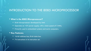 Architecture of the 8085 and its registers.pptx
