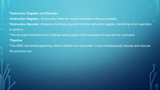 Architecture of the 8085 and its registers.pptx