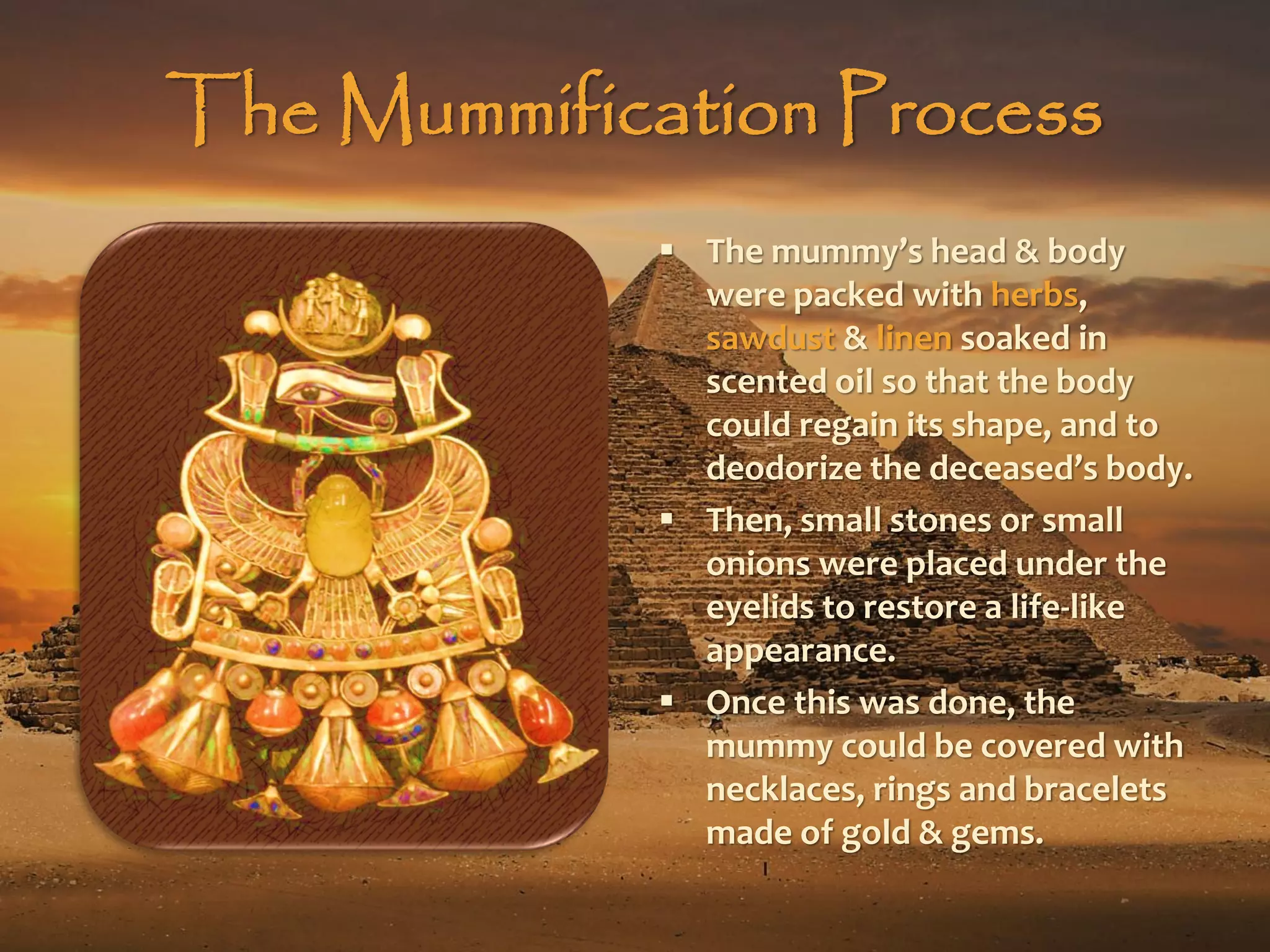 Architecture of the Afterlife: Embalming & Tombs in Ancient Egypt | PPT