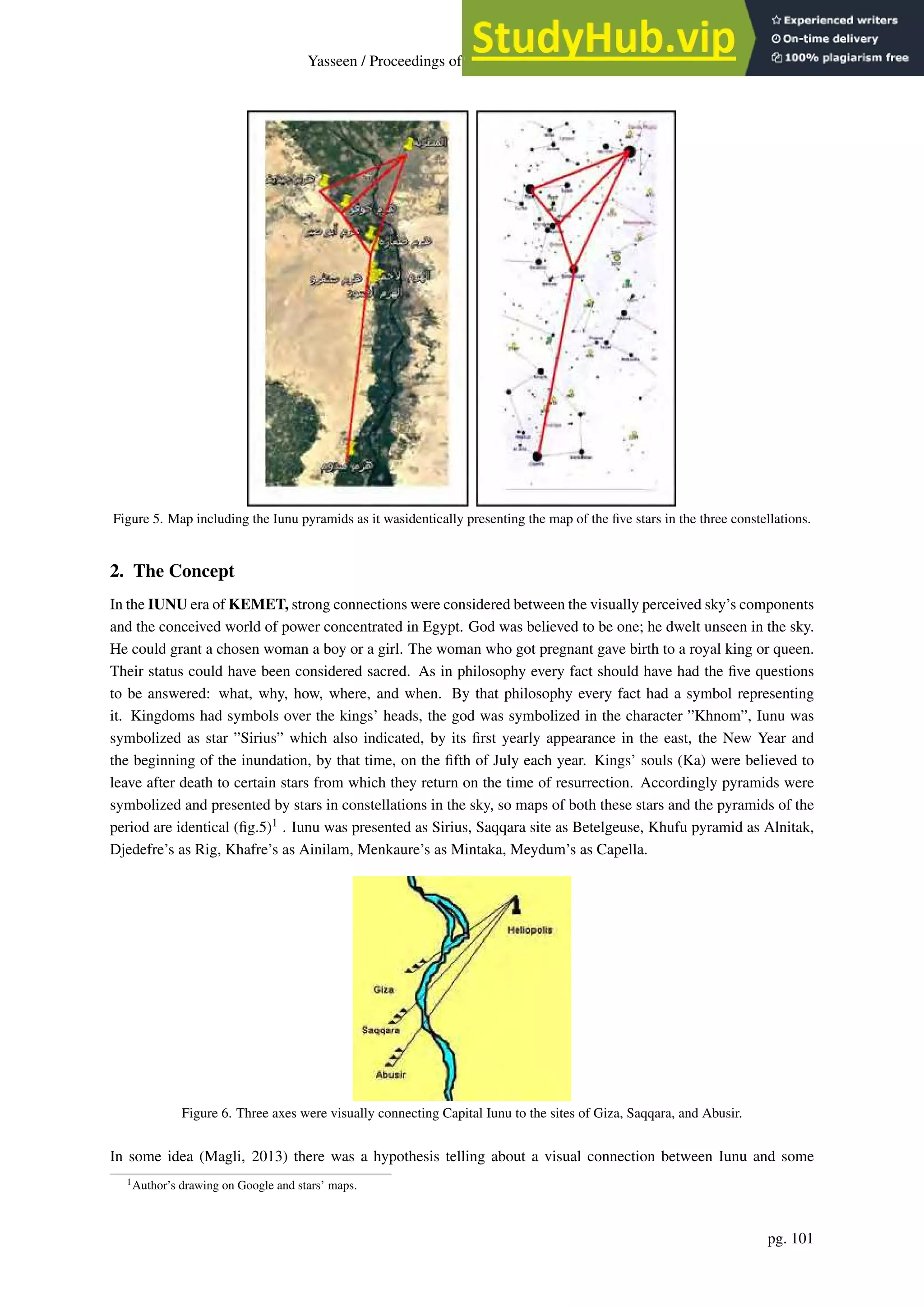 Architecture Of The Great Pyramid Of Giza Concept And Construction | PDF