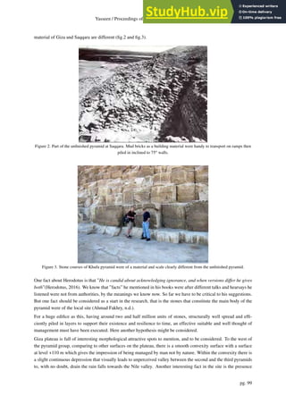 Architecture Of The Great Pyramid Of Giza Concept And Construction | PDF