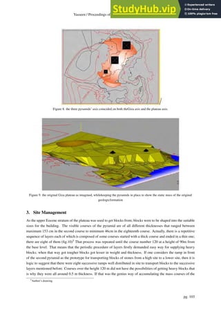 Architecture Of The Great Pyramid Of Giza Concept And Construction | PDF
