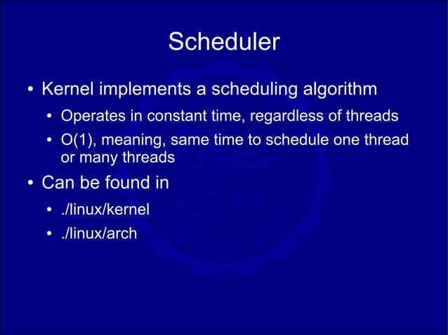 Architecture Of The Linux Kernel | PPT