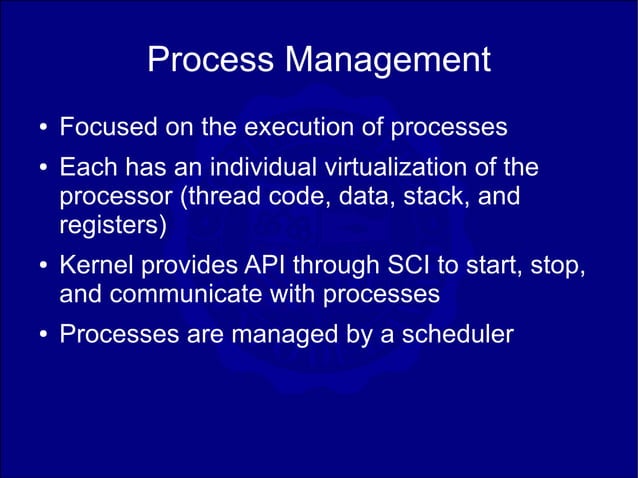 Architecture Of The Linux Kernel | PDF