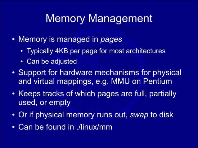 Architecture Of The Linux Kernel | PDF