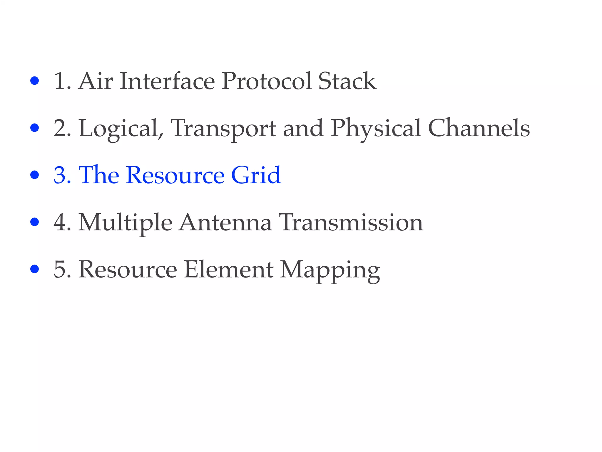 Architecture of the lte air interface | PPT