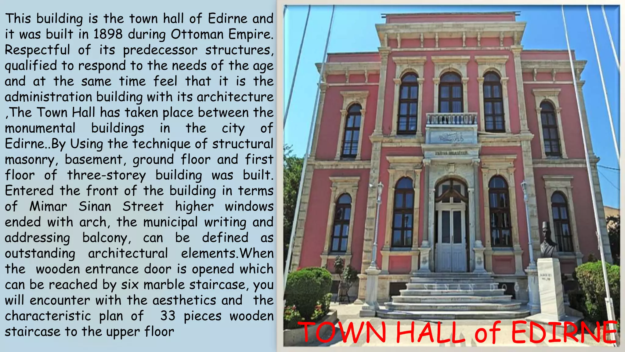 Architecture of Edirne | PPTX