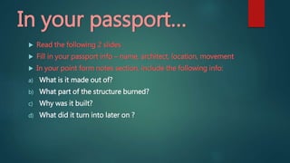 Architecture passport slideshare | PPTX