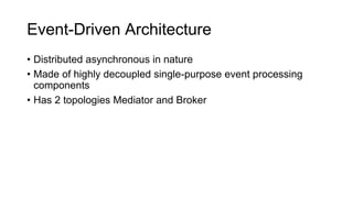 Architecture patterns overview | PPT