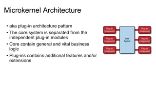 Architecture patterns overview | PPT