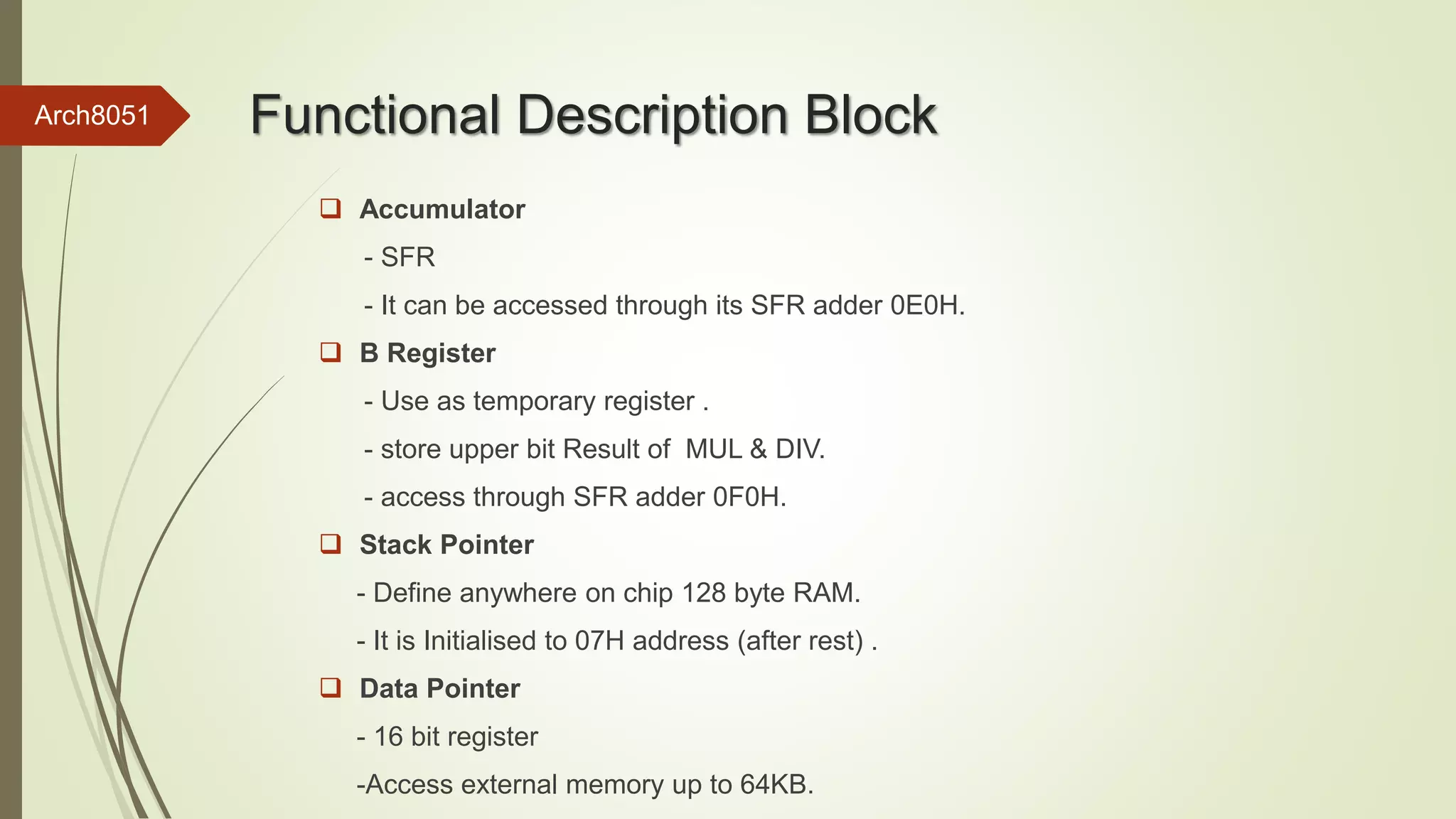MICROCONTROLLER 8051- Architecture & Pin Configuration | PPTX MICROCONTROLLER 8051- Architecture & Pin Configuration | PPTX
