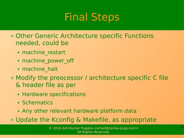 Architecture Porting | PPT