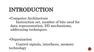 Architecture presentation | PPT