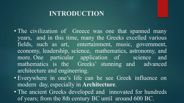 Greek Architecture | PPT