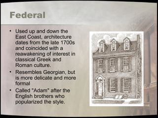 Georgian Architecture Elements