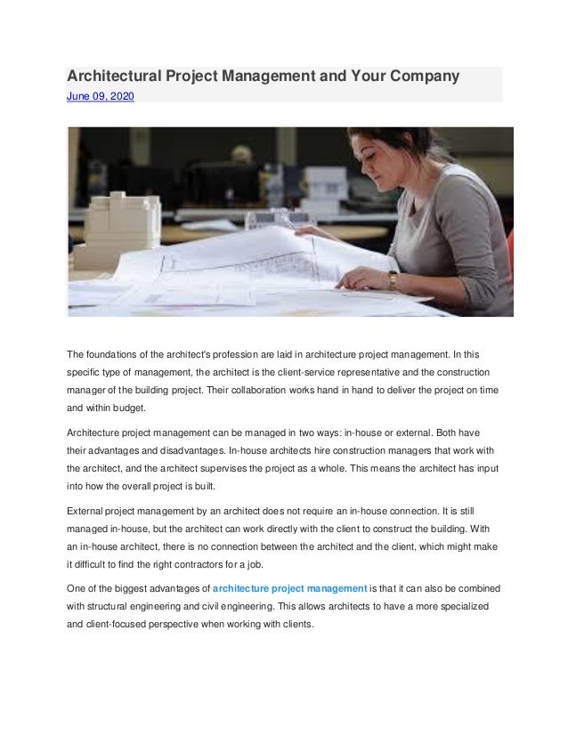 Architecture Project Management