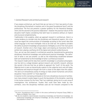 Architecture Research A Possible Structure | PDF