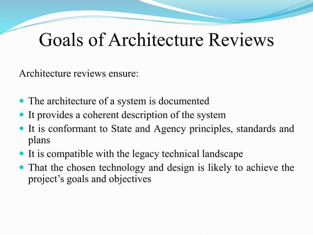 Architecture Review | PPT