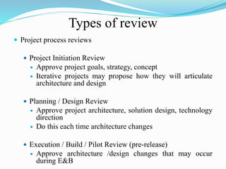 Architecture Review | PPTX