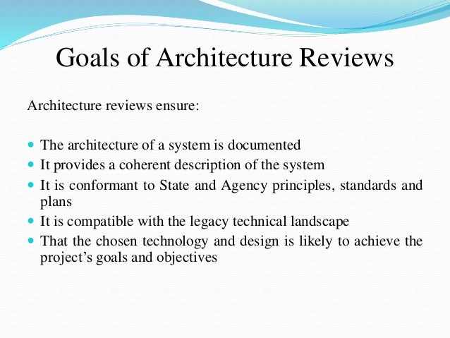 Architecture Review