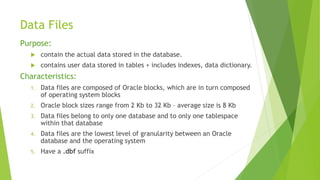 Oracle RBMS Architecture SVG PVG background process | PPT