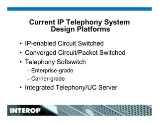 Architectures for IP Telephony Deployment | PDF