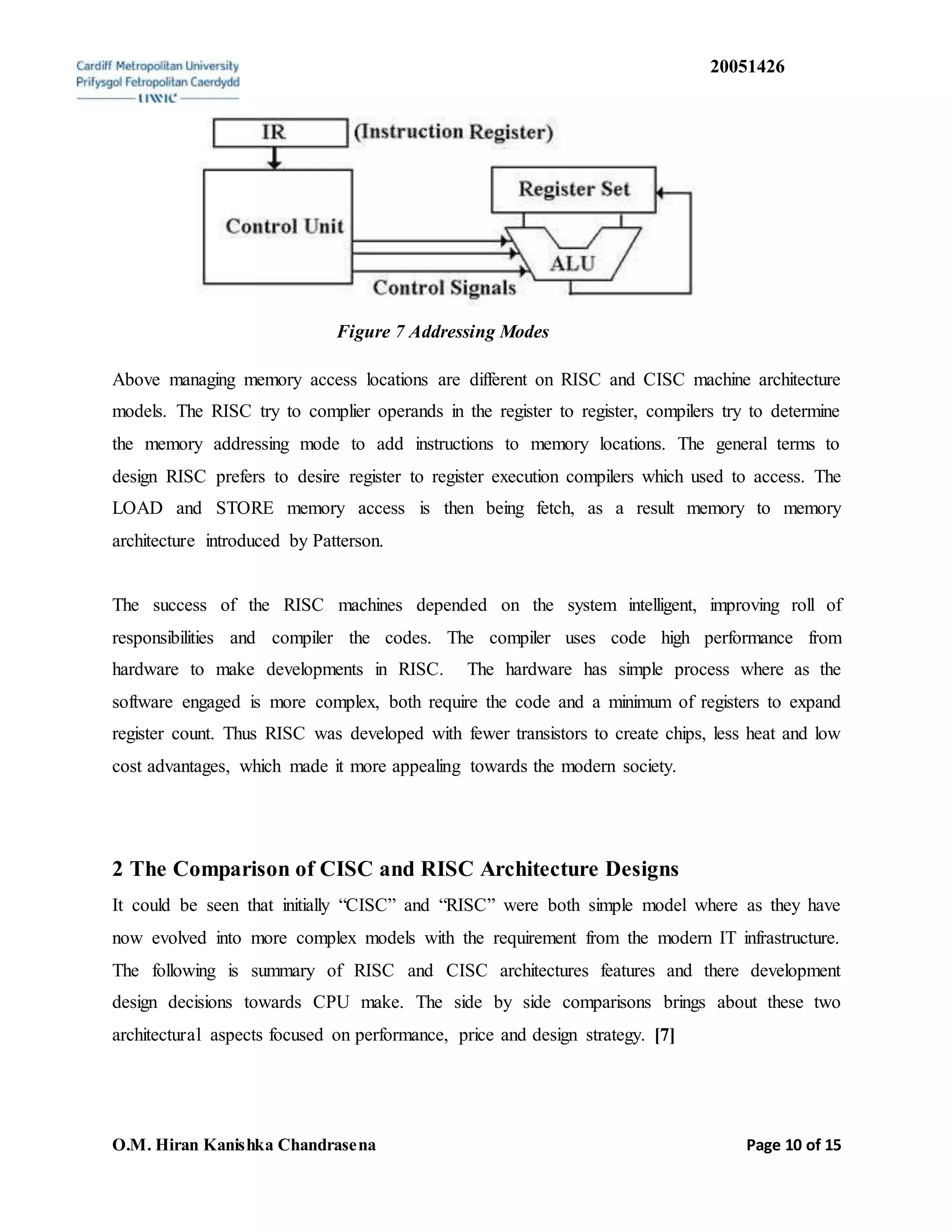 Architectures and operating systems | DOCX