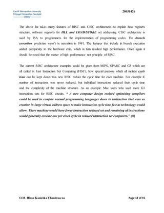 Architectures and operating systems | DOCX