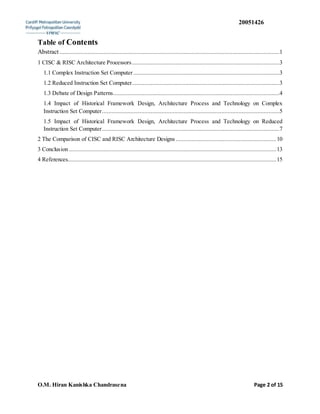 Architectures and operating systems | DOCX