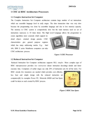 Architectures and operating systems | PDF