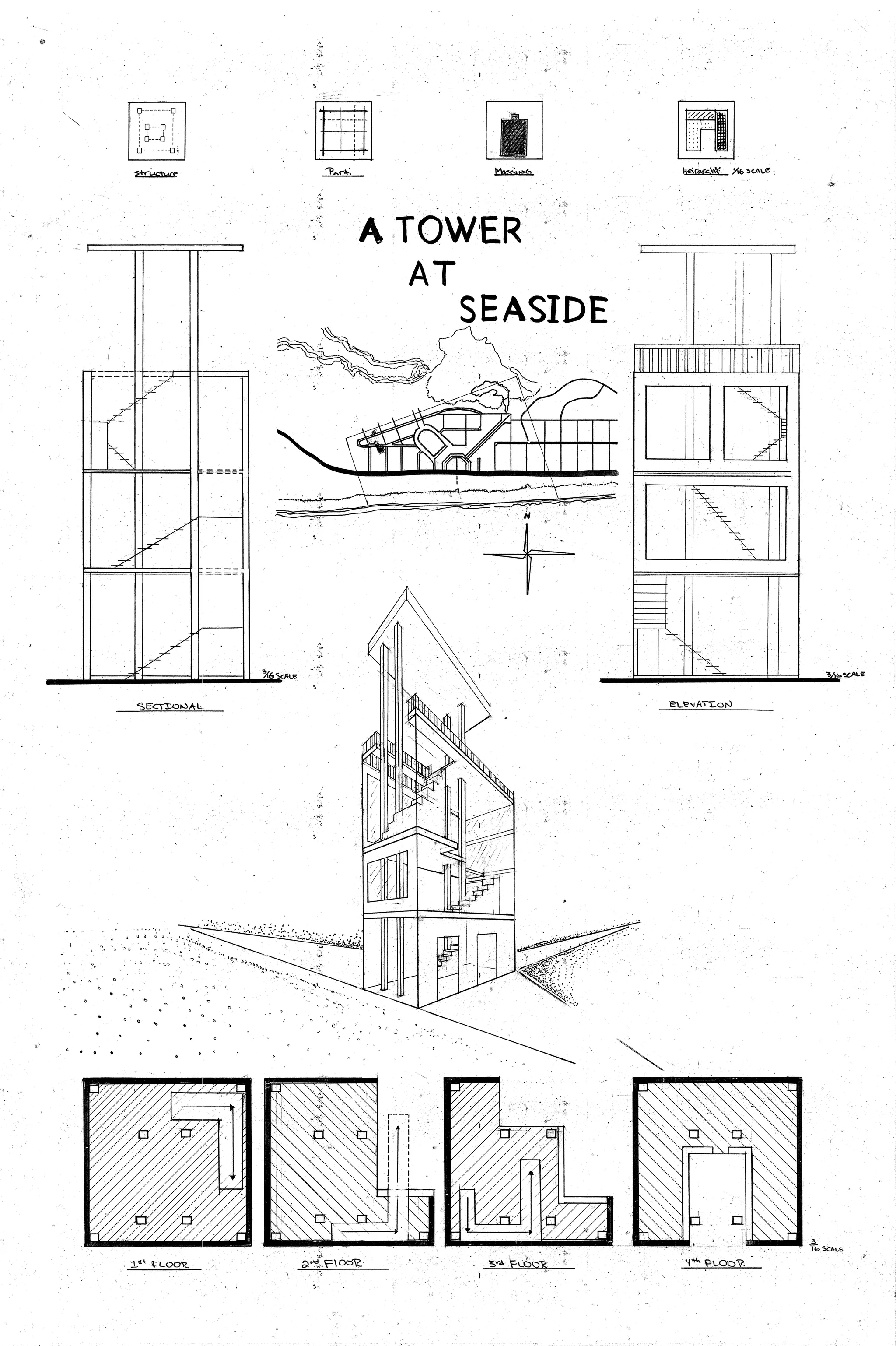 Architecture Seaside Tower Project | PDF